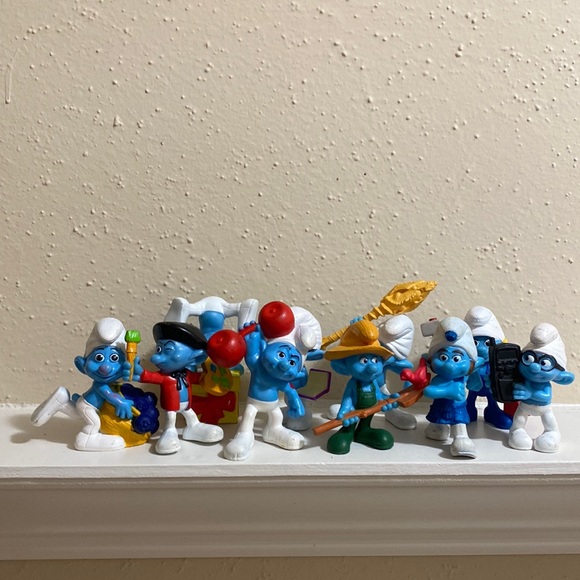McDonald's | Toys | Collectible Smurfs Toy Figures | Poshmark